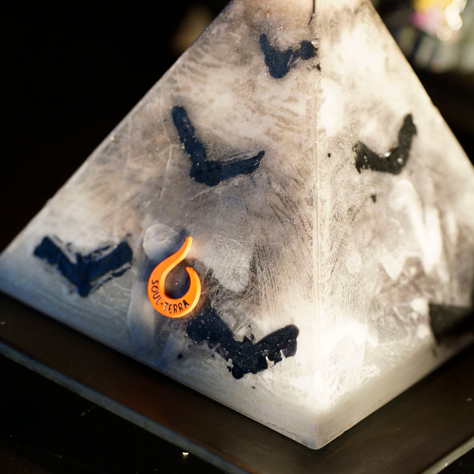 The Mansion on Spook hill - Spooky Pyramid Bat Candle – SOUL/\TERRA